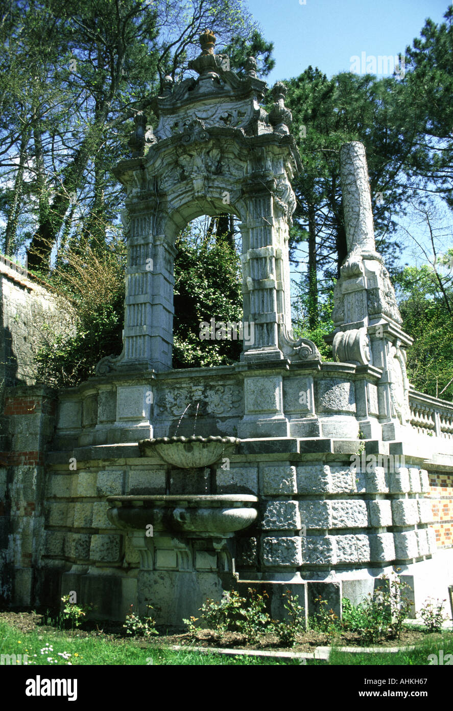 Massandra palace gardens Yalta Crimea Ukraine Stock Photo - Alamy