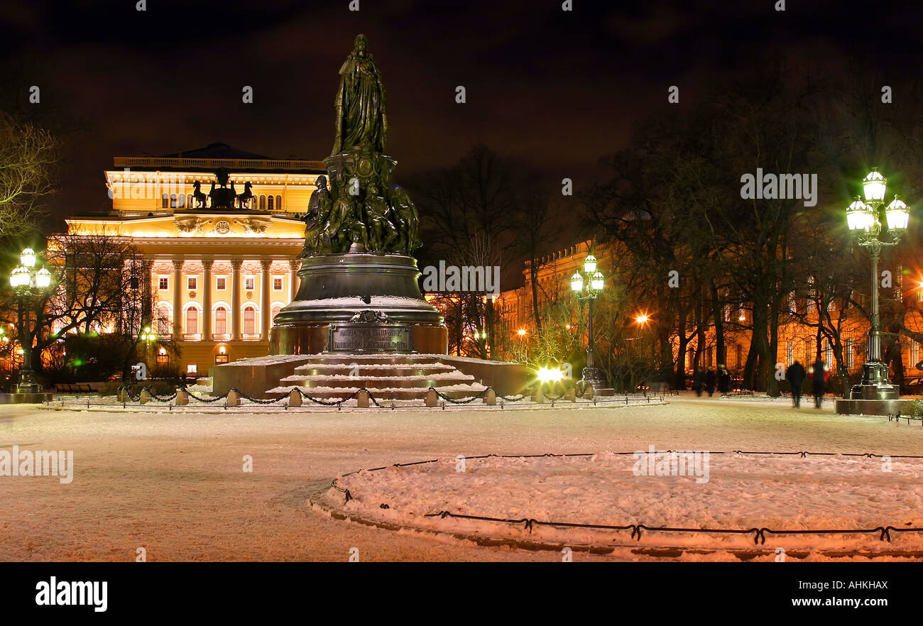 Saint Petersburg Ostrovsky Square Stock Photo - Alamy