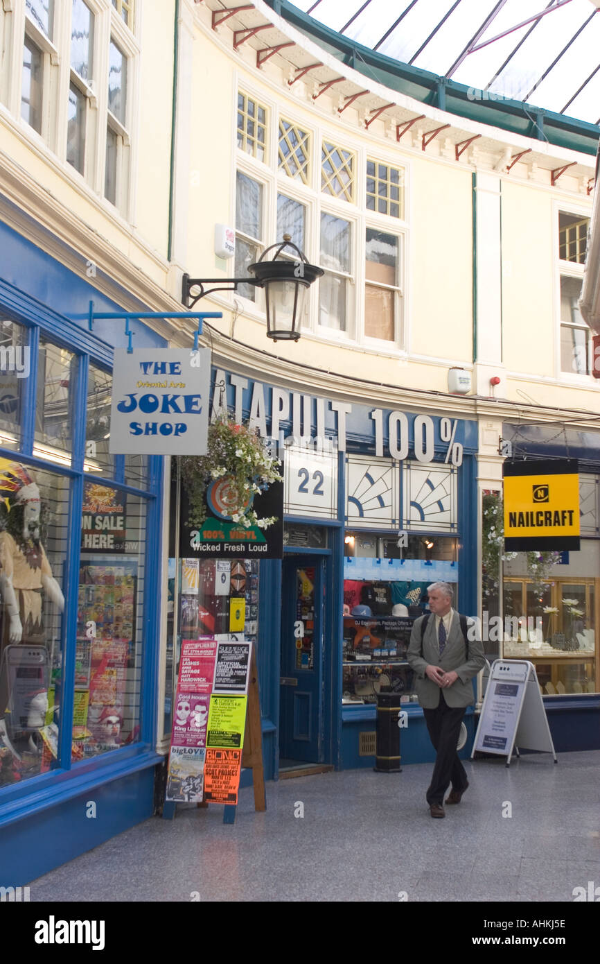 High Street Arcade Cardiff Wales UK Stock Photo - Alamy