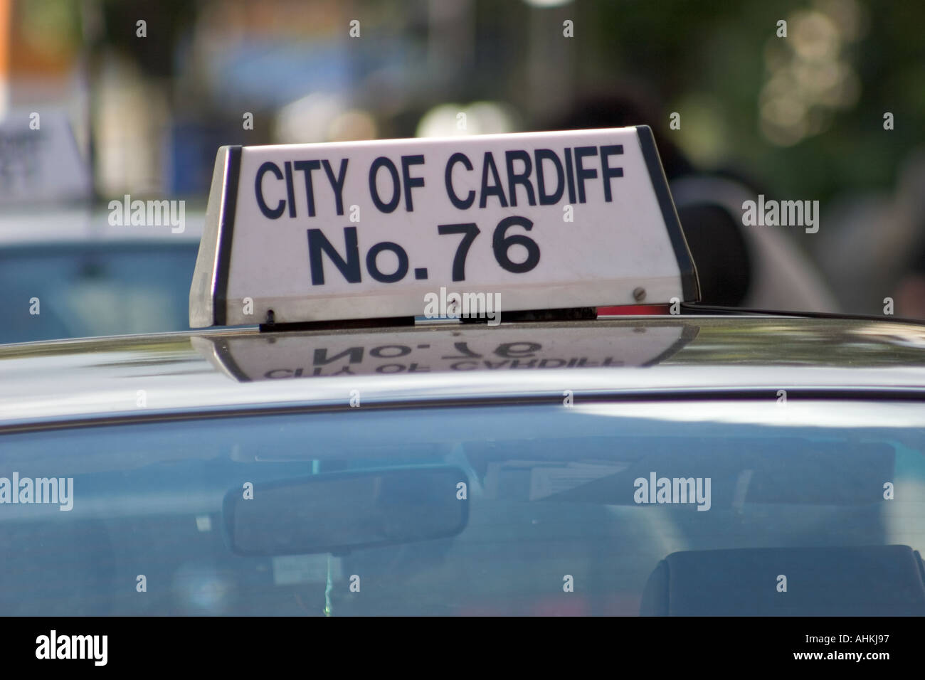 Cardiff taxi wales hi-res stock photography and images - Alamy