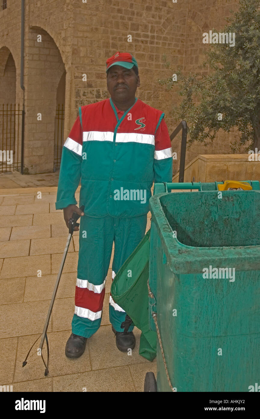 Lebanon Beirut waste disposal operative Stock Photo - Alamy