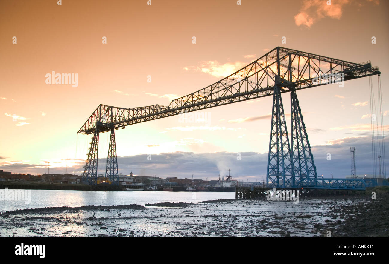 Transporter Bridge Middlesbrough England Stock Photo - Alamy