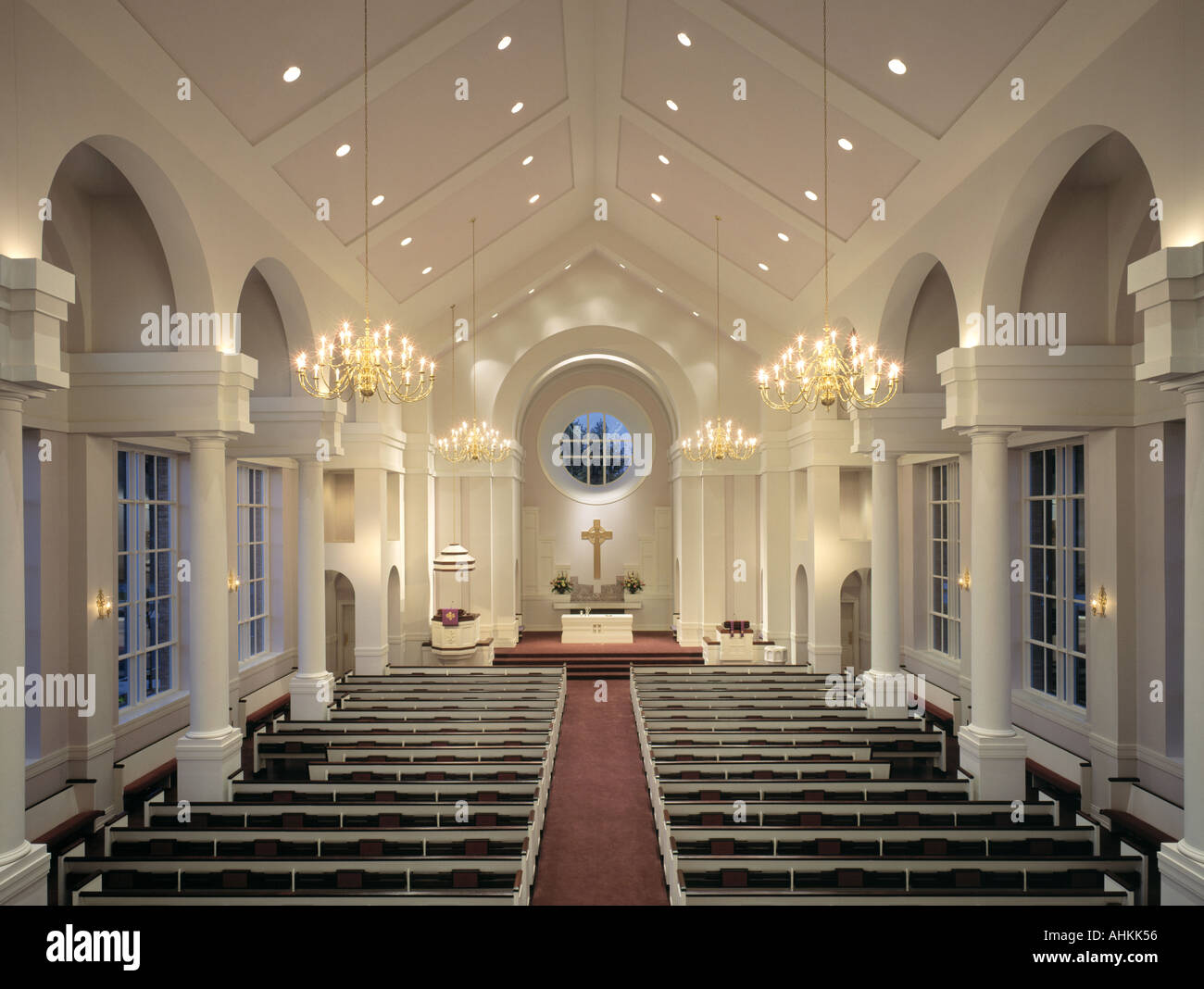 Church Sanctuary interior Stock Photo - Alamy