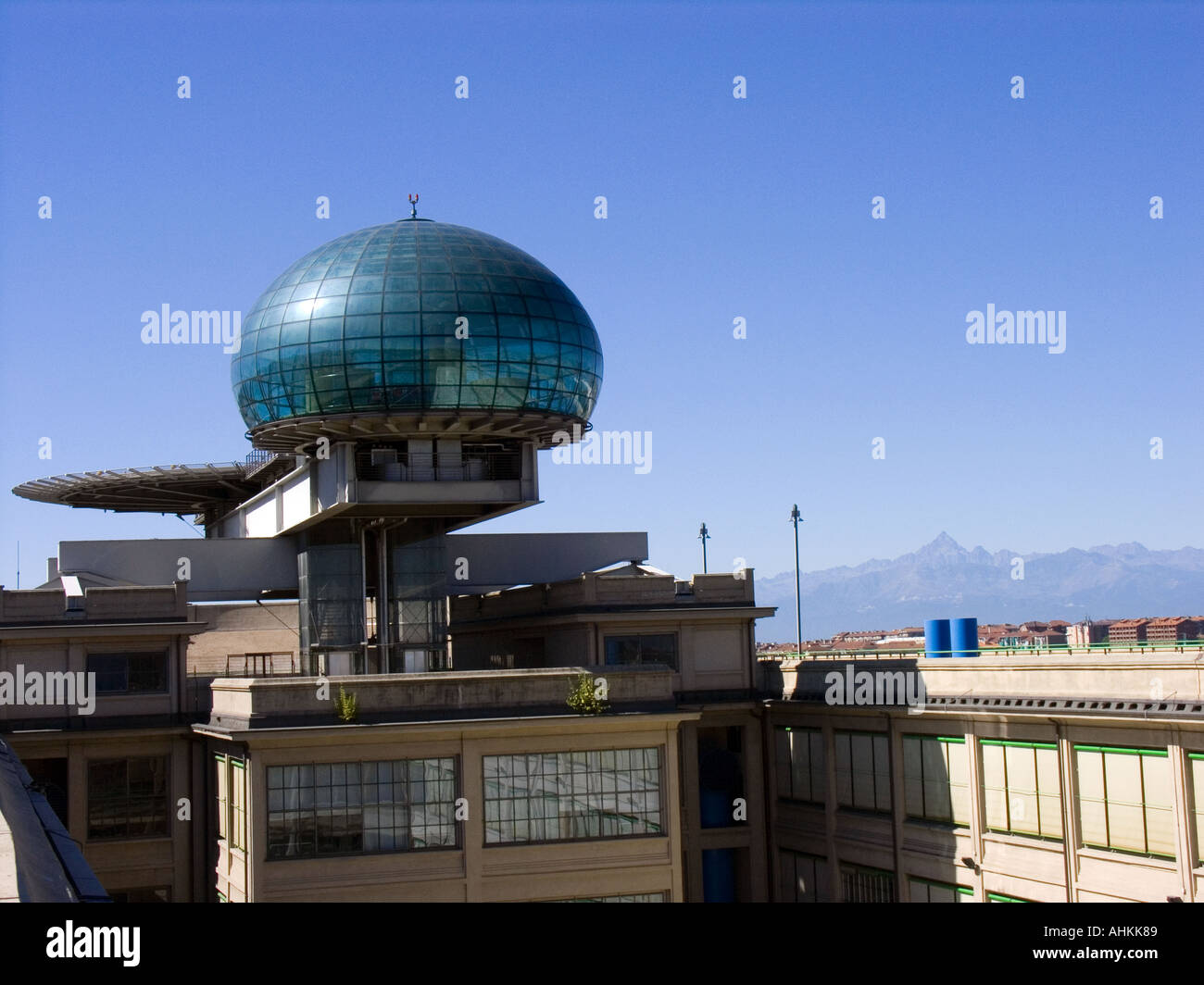 Italy Turin Renzo Piano Bolla on top of the Lingotto building Stock ...
