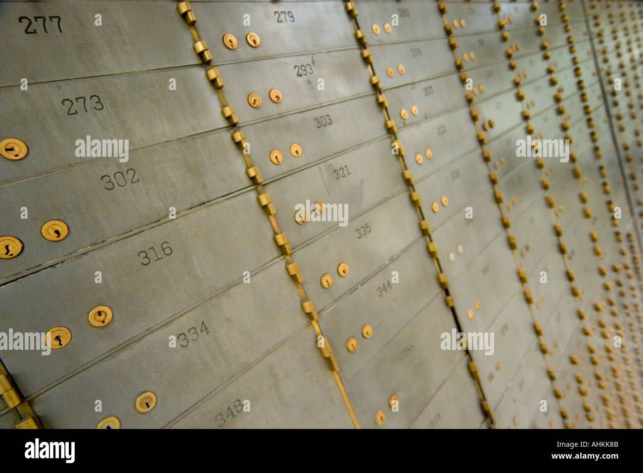 Safe deposit boxes Stock Photo - Alamy