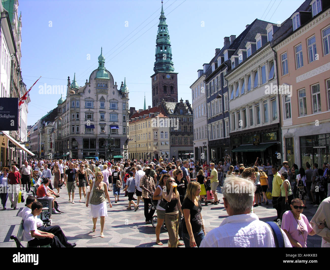 Denmark, Copenhagen, Stroget Stock Photo - Alamy