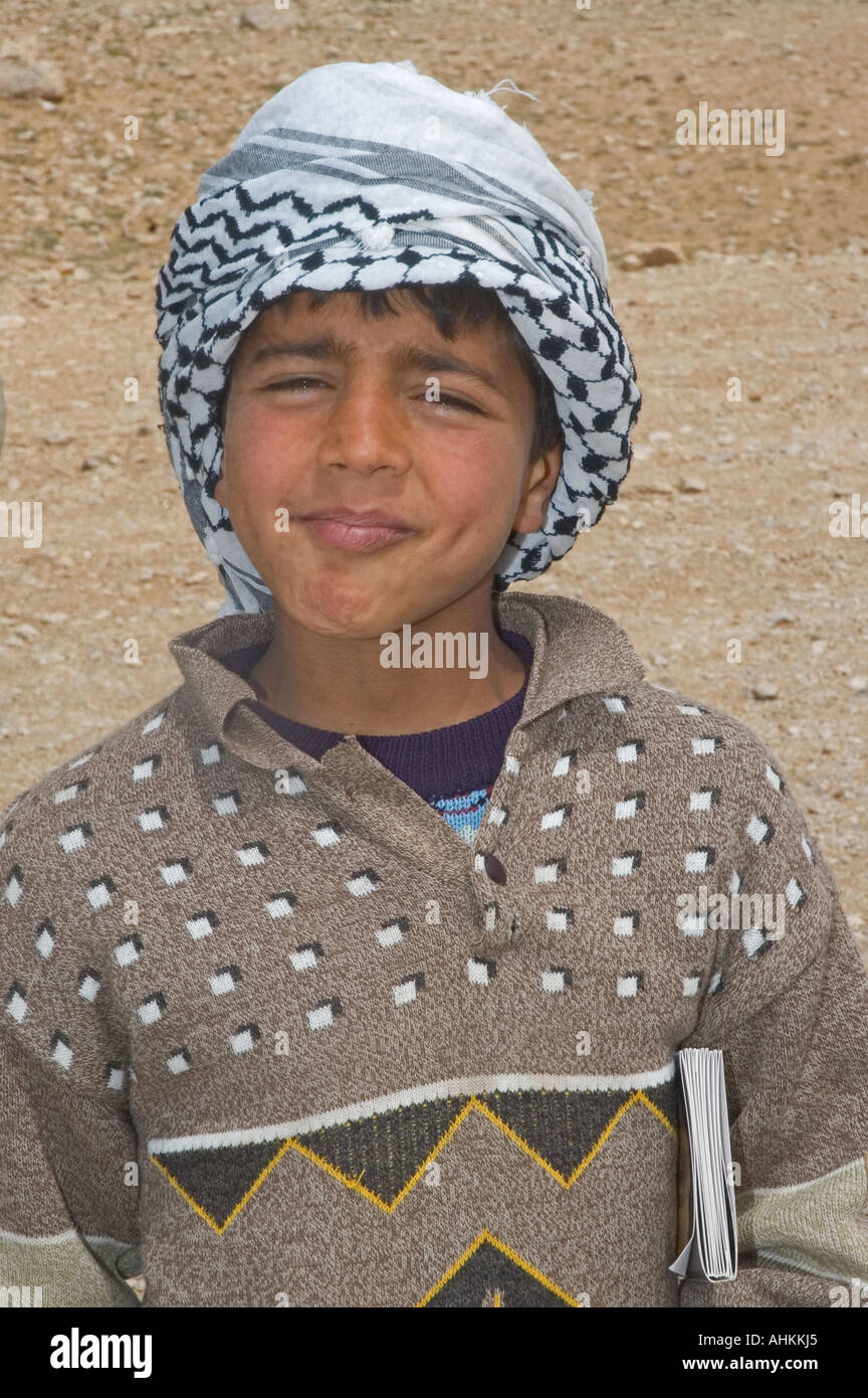 Syria Palmyra young Arab boy Stock Photo - Alamy
