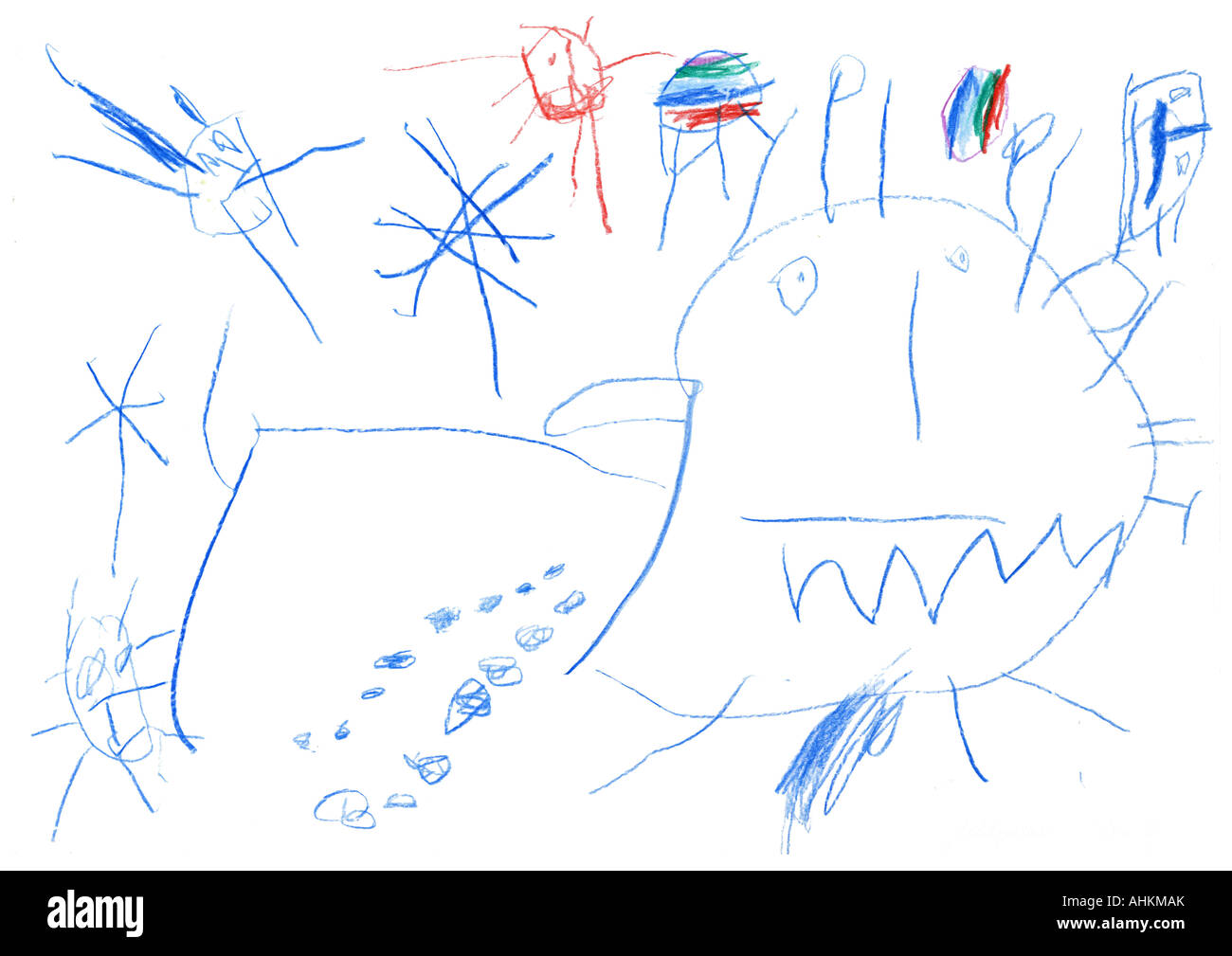 Childrens drawing hi-res stock photography and images - Alamy