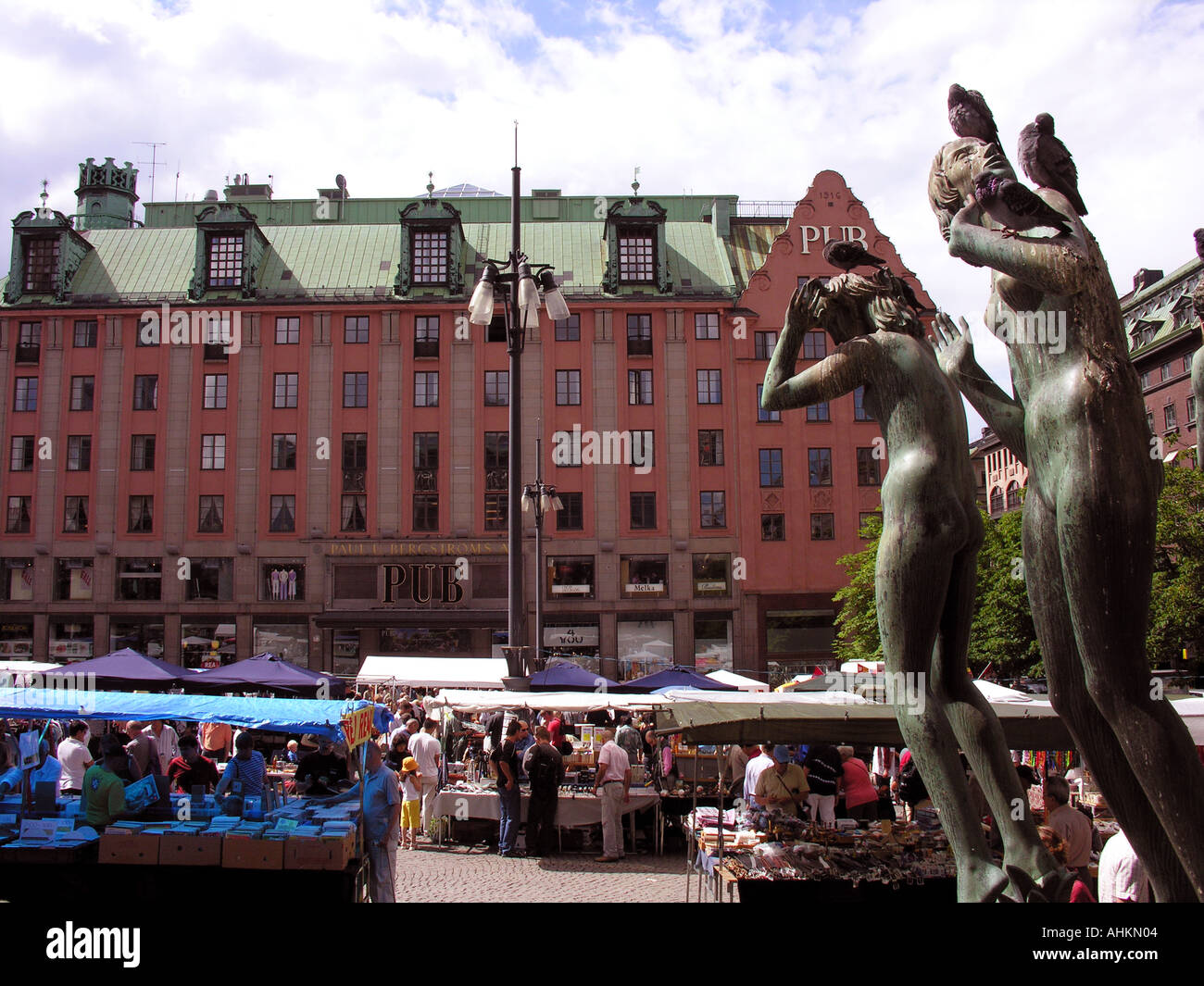 STOCKHOLM SWEDEN Hotorget Market Stock Photo - Alamy