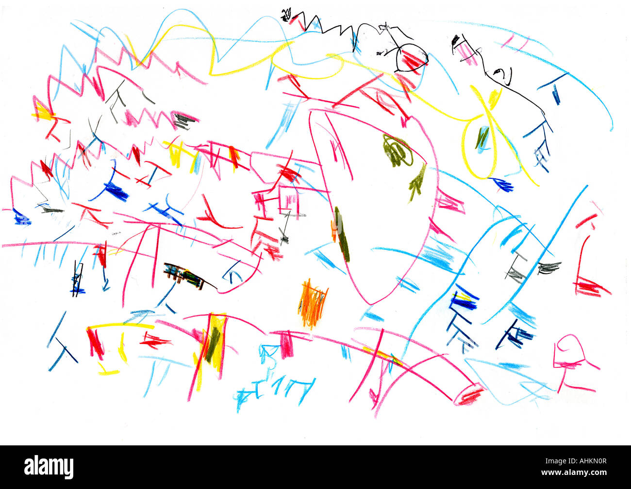 drawing child children Modern abstract Picture, Art, artificial ...