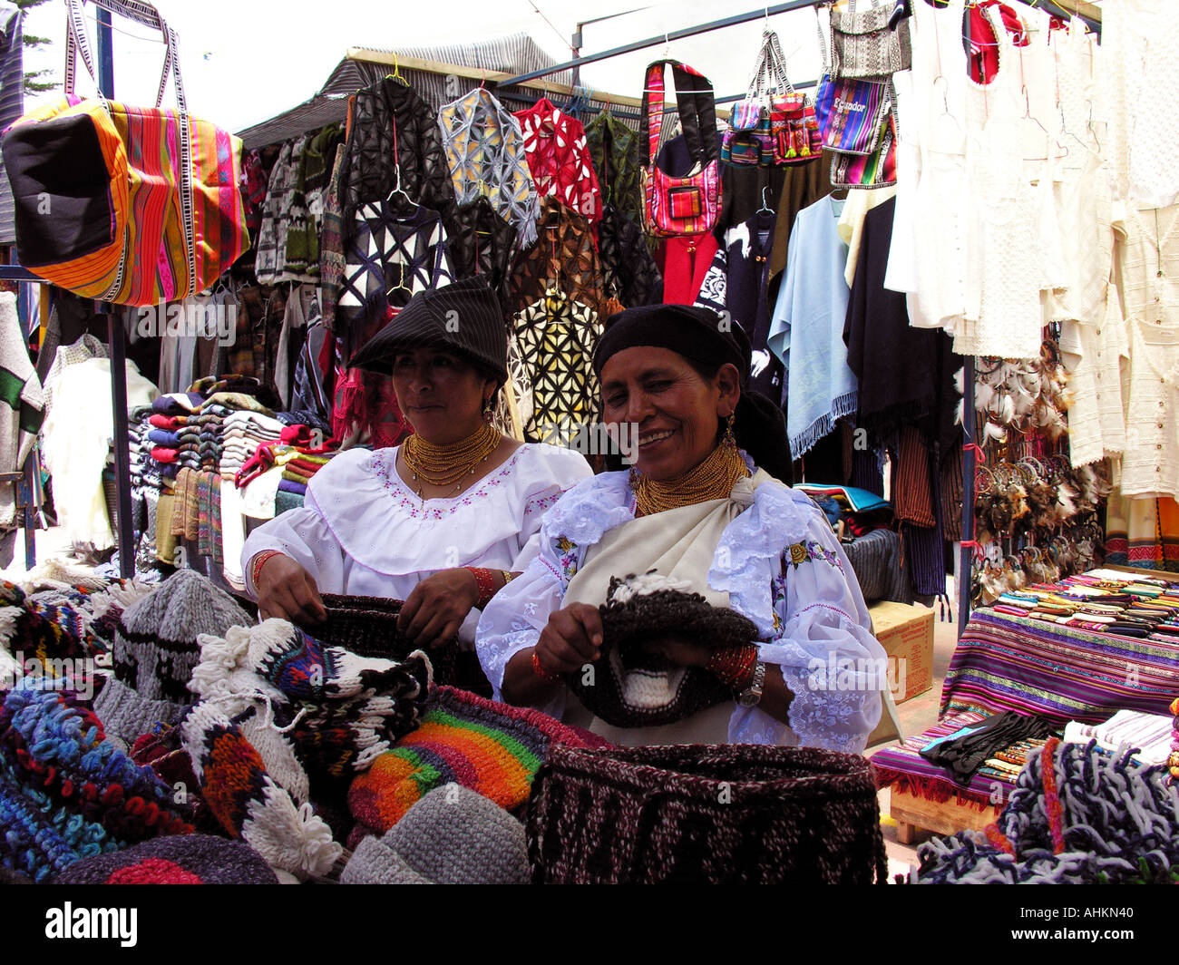 Otavalo craft market city hi-res stock photography and images - Alamy