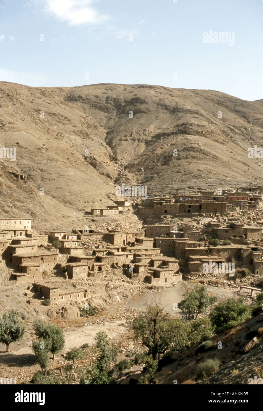 Berber Village High Atlas Mountains Stock Photo - Alamy