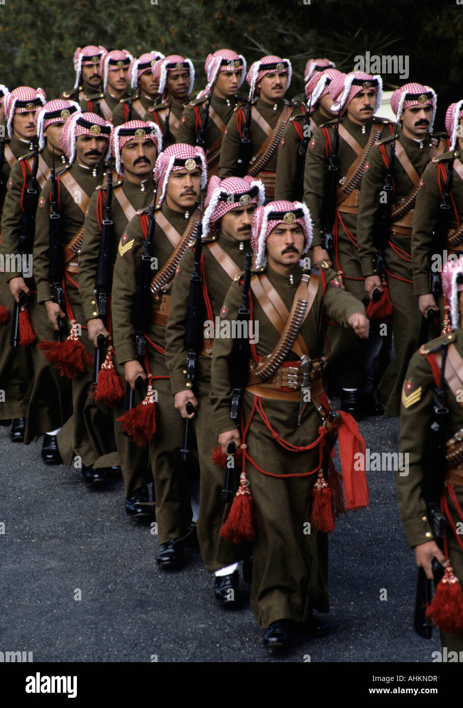 Royal Jordanian Army in traditional uniform Photo by Jayne Fincher ...