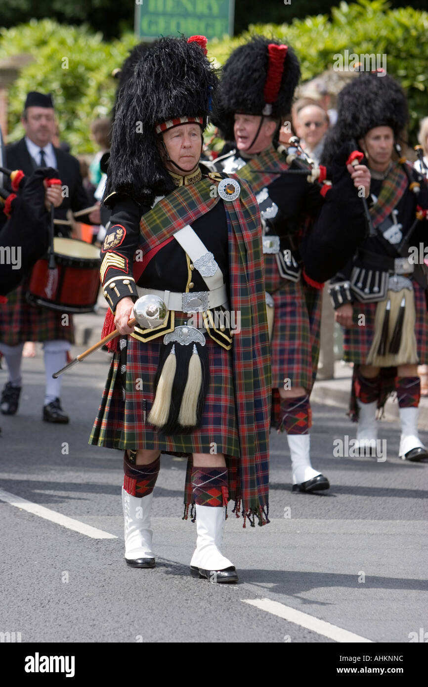 Scottish marching band in the carnival parade Stock Photo - Alamy