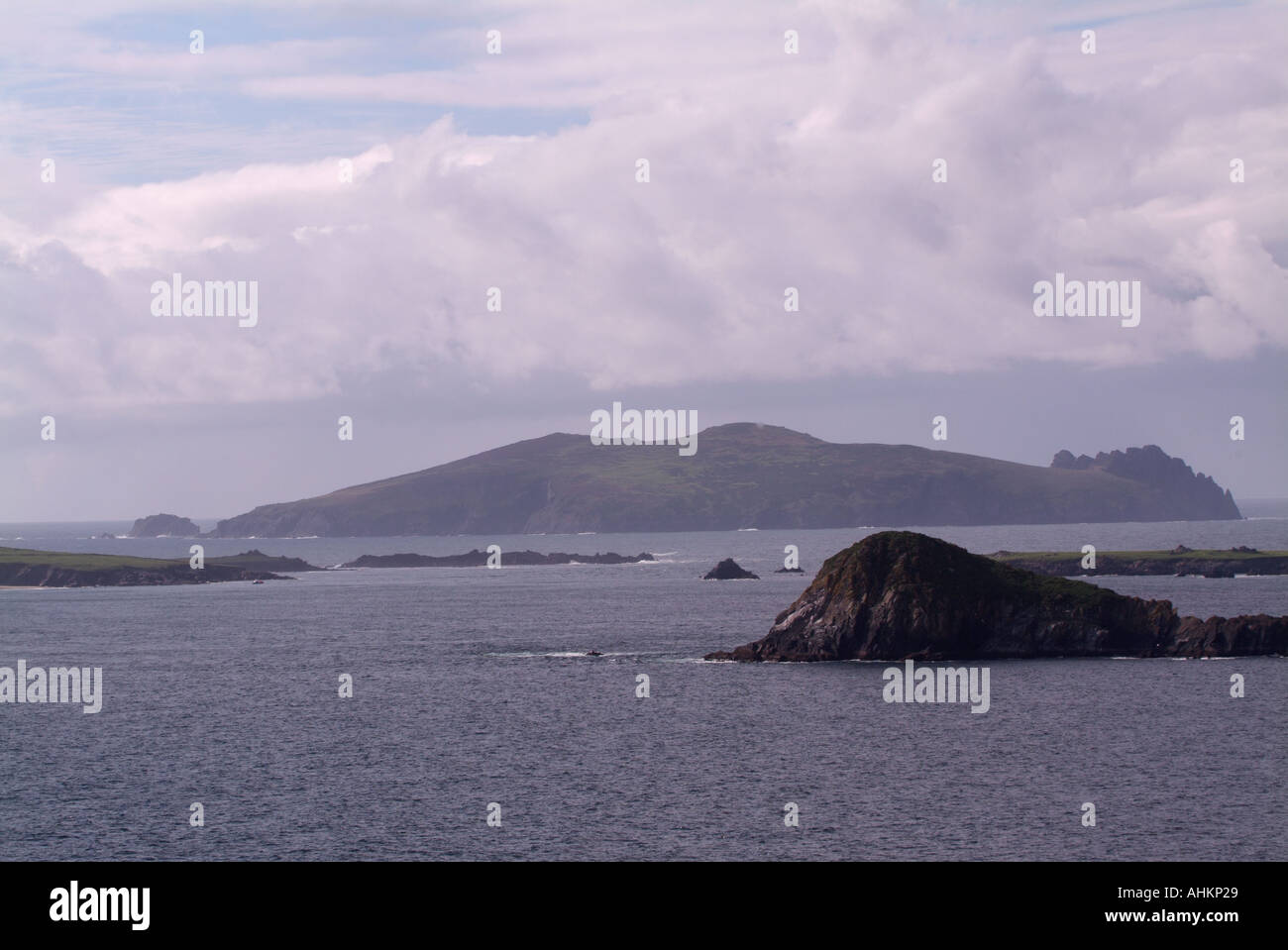 the sleeping giant rock formation off the irish coast in county kerry ...