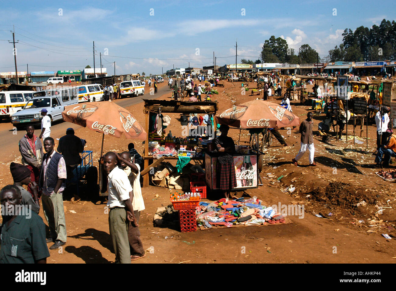 Kenya Tanzania frontier border Greengrocer market Stock Photo - Alamy