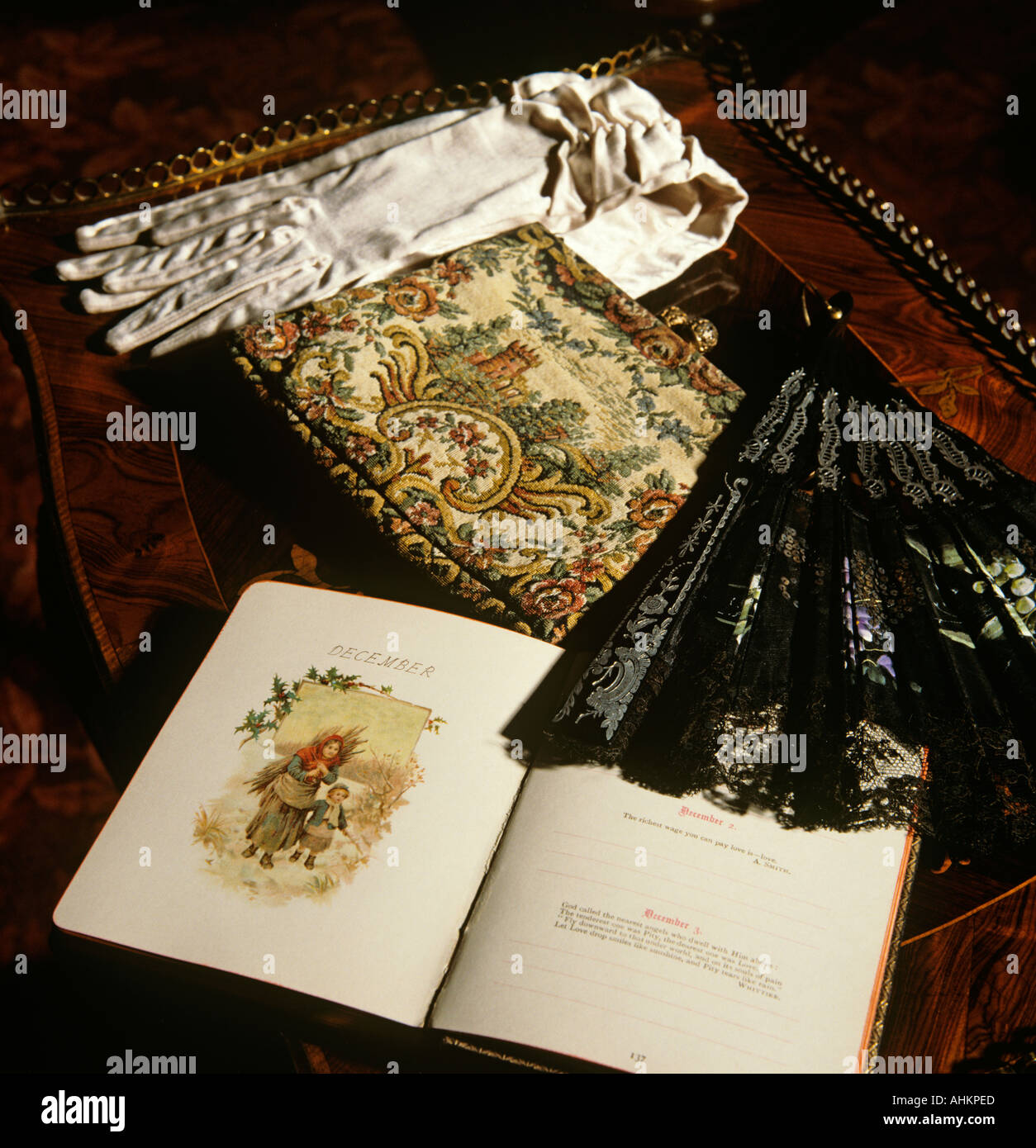 Cheshire Knutsford Tatton Hall Music Room table detail Stock Photo - Alamy