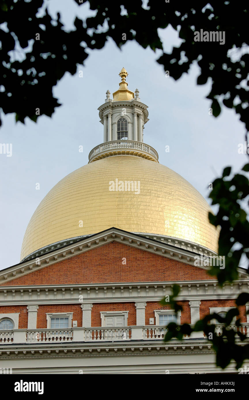 The new State House with gold leaf covered dome is part of the Freedom ...