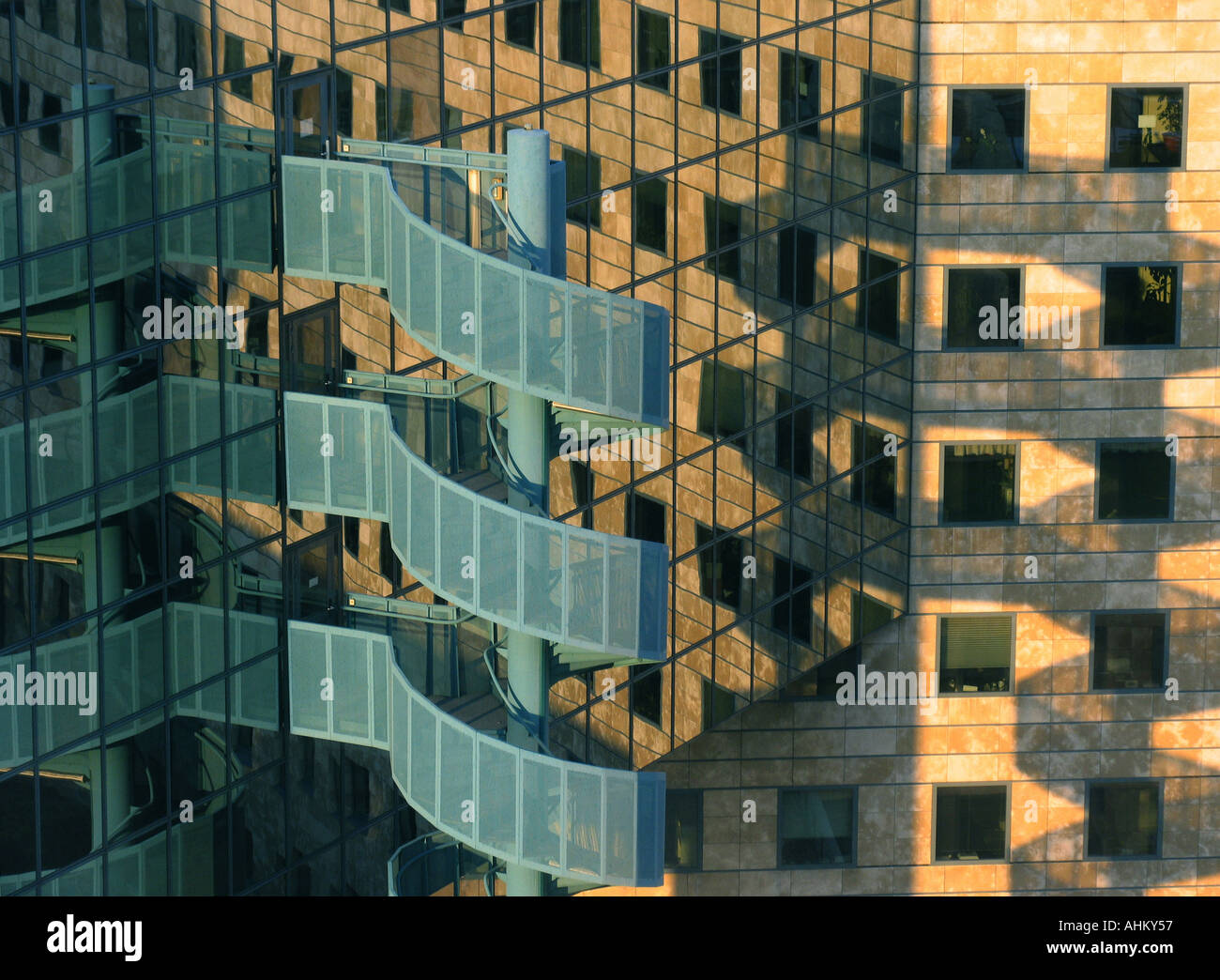 Modern office building in Prague city centre Stock Photo - Alamy