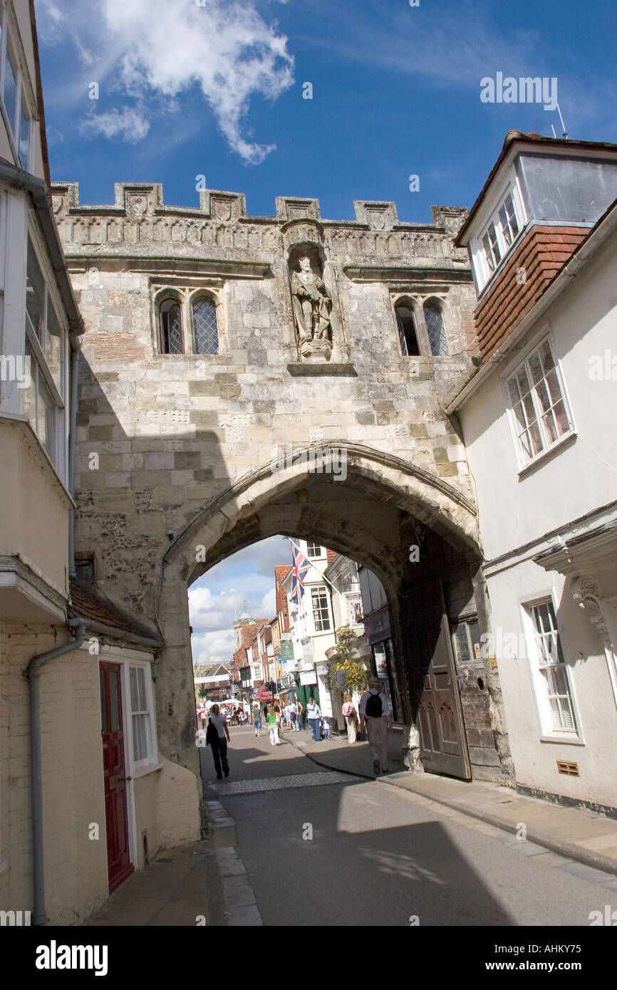 The North Gate to Salisbury Cathedral Close known as the High Street ...