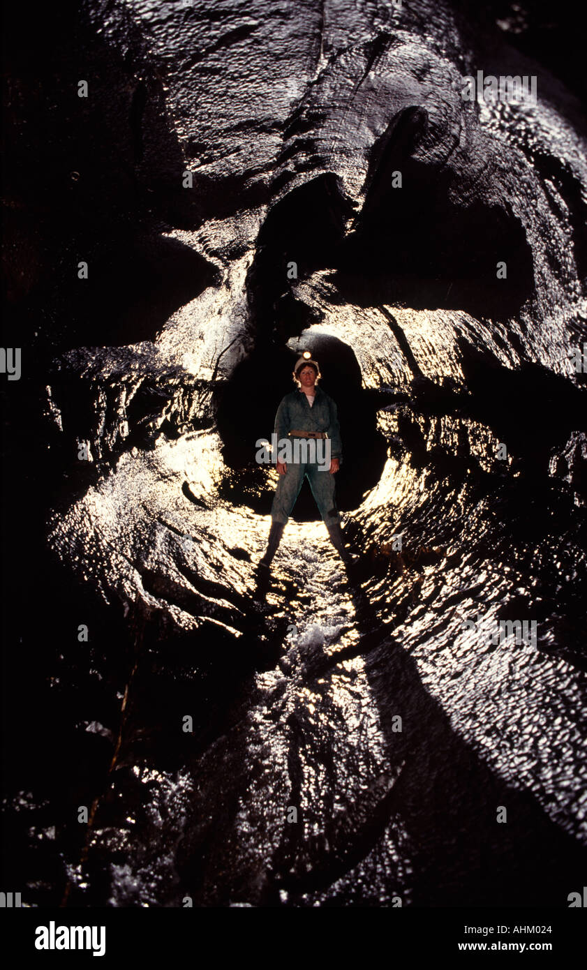 Cave spelunker water wales hi-res stock photography and images - Alamy