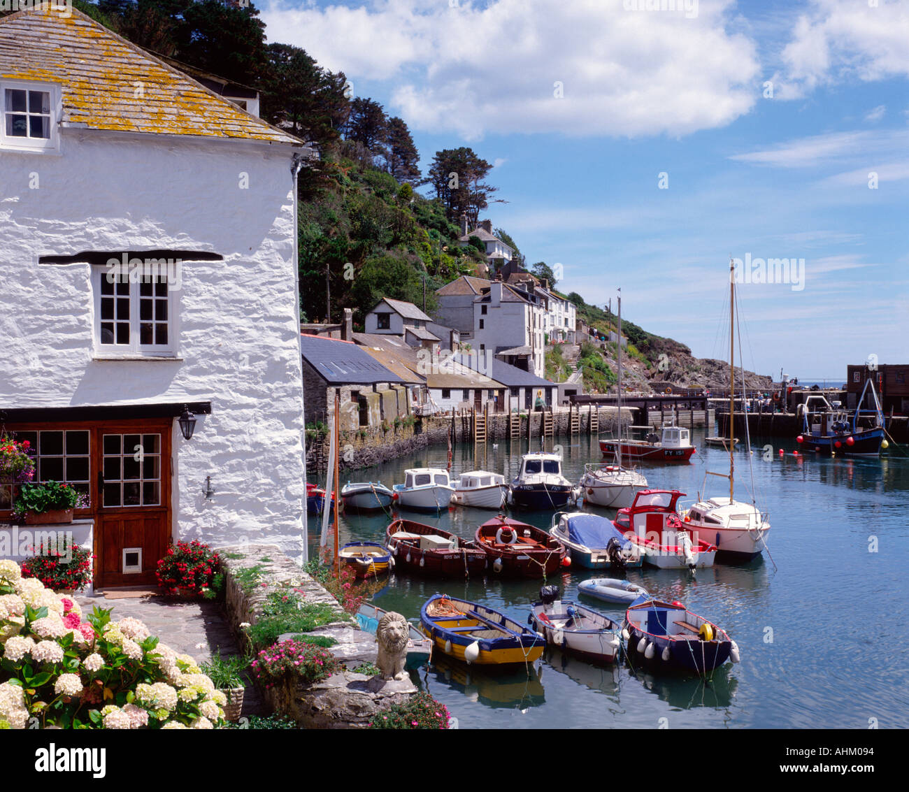 Polperro, Cornwall, England, UK Stock Photo - Alamy