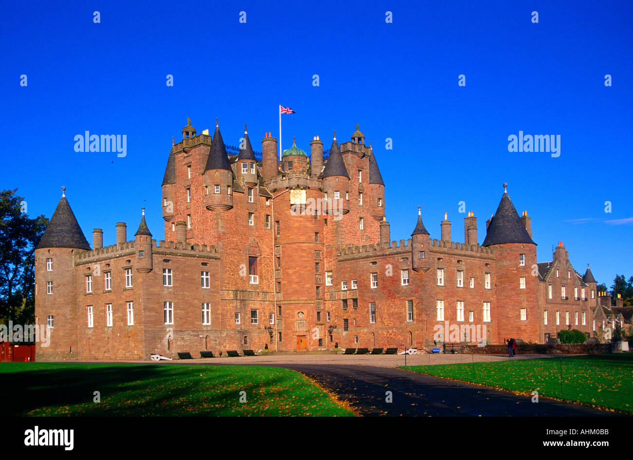 Glamis castle Angus Scotland Stock Photo - Alamy