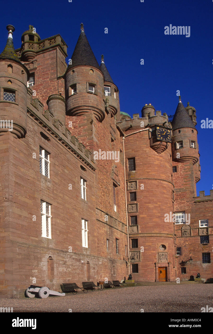 Glamis castle Angus Scotland Stock Photo - Alamy