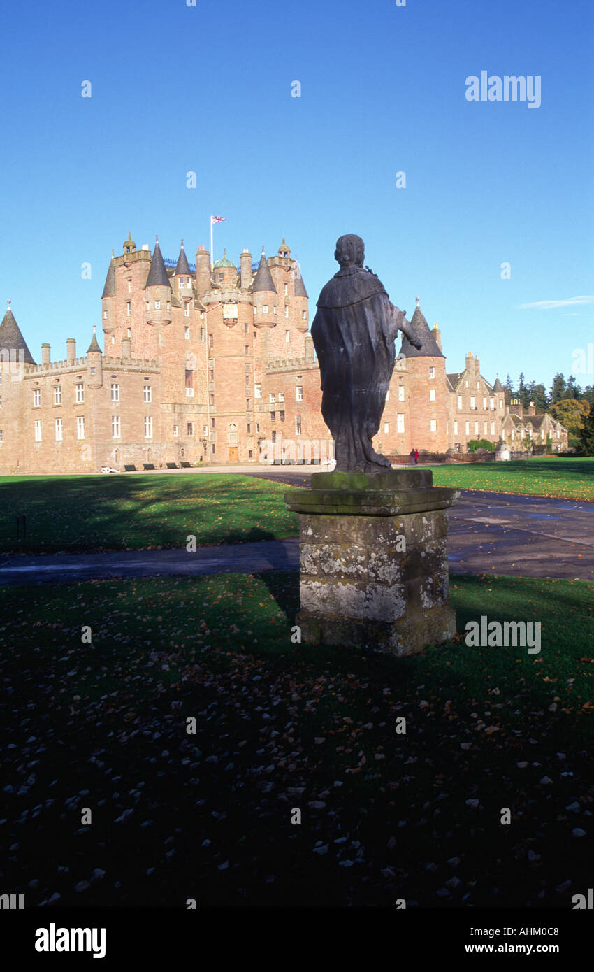 Glamis castle Angus Scotland Stock Photo - Alamy
