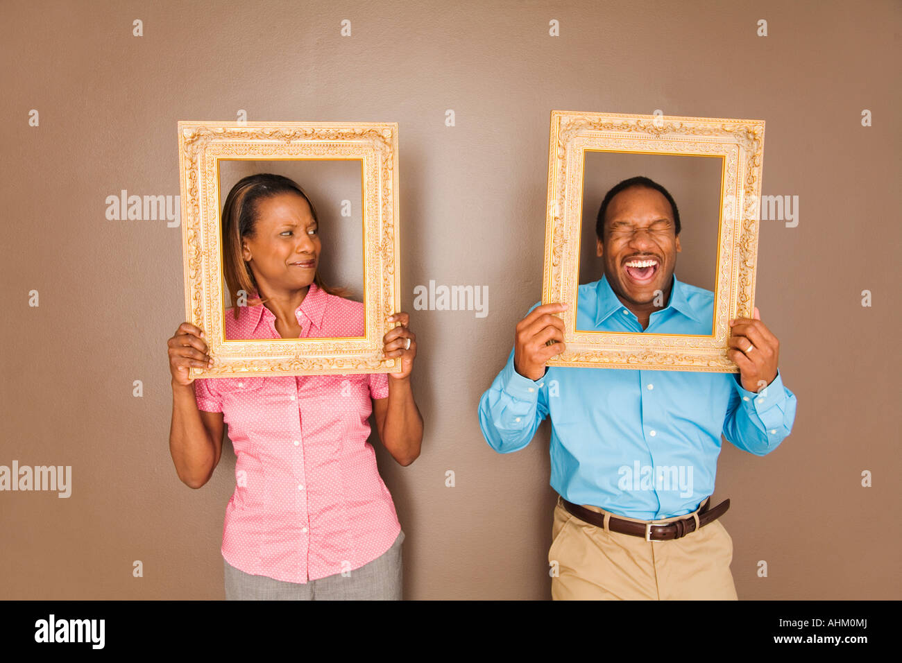 Happy family picture frames hi-res stock photography and images - Alamy