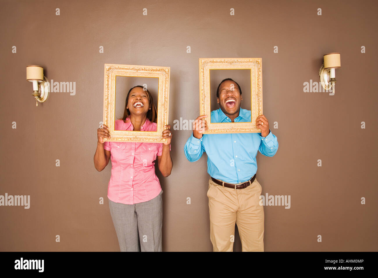 Happy family picture frames hi-res stock photography and images - Alamy