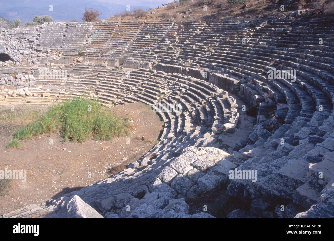 Roman Amphitheatre Letoon Turkey Stock Photo - Alamy
