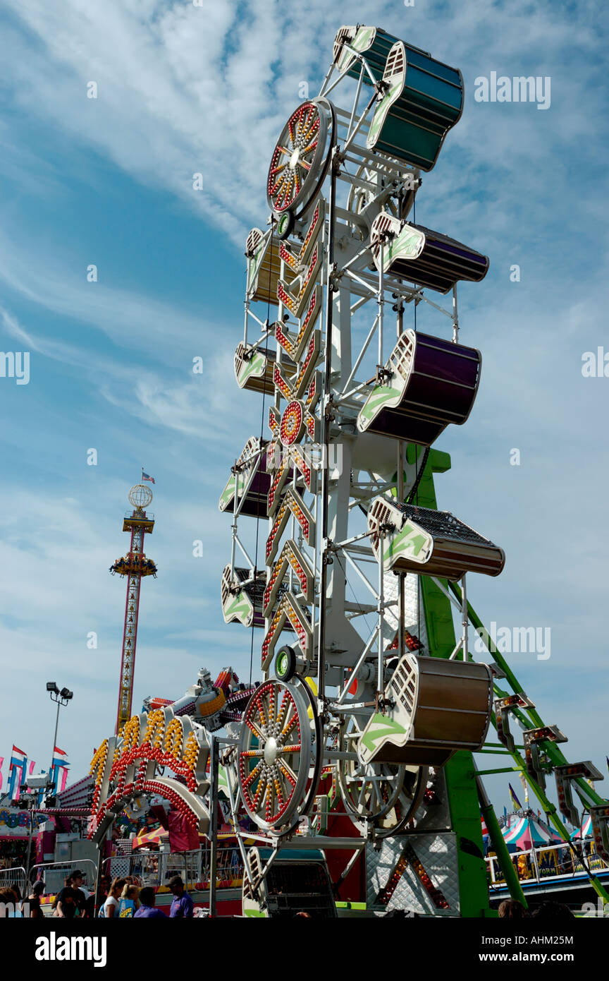 Carnival rides San Diego County Fair Del Mar California USA Stock Photo ...