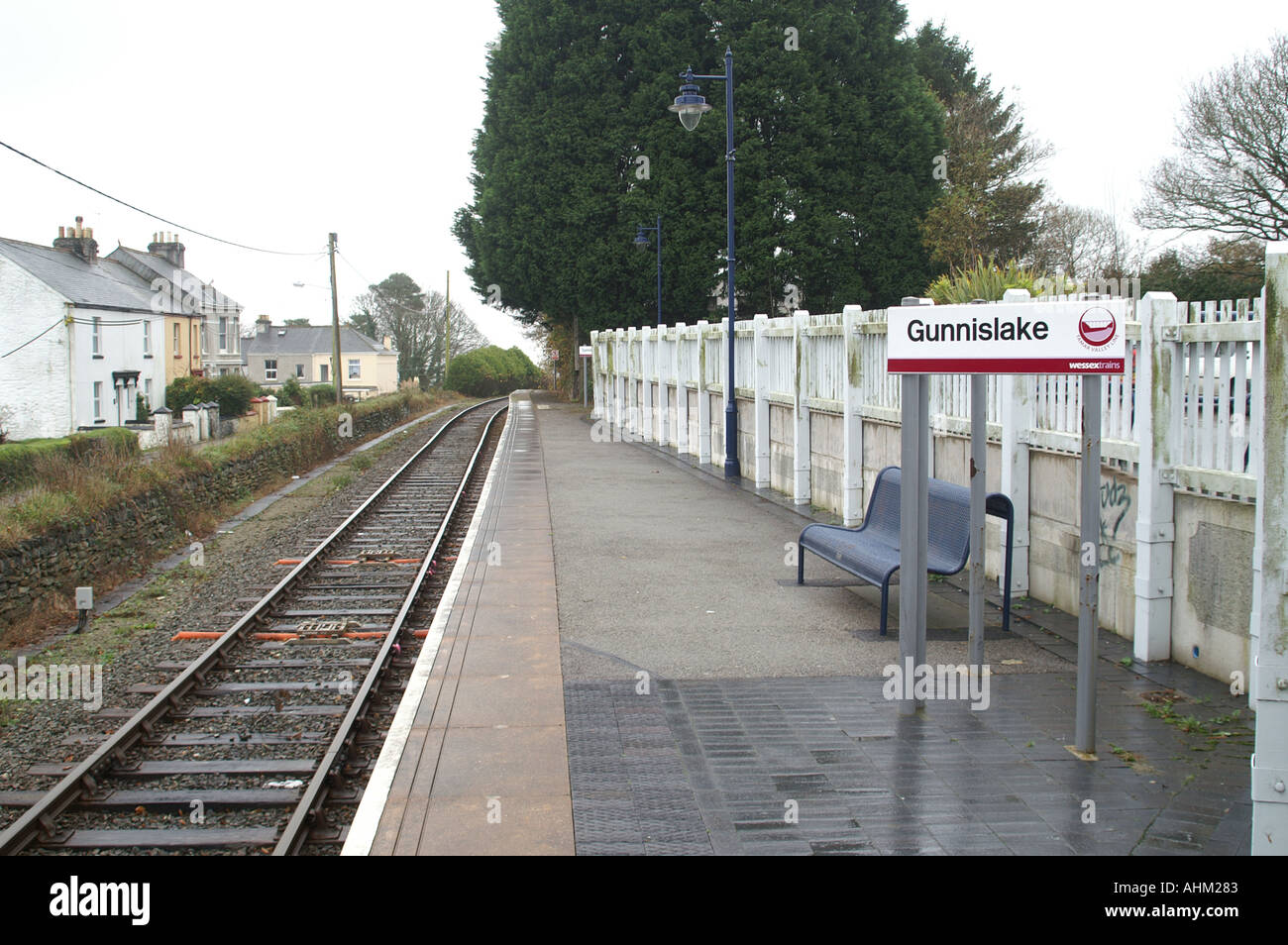 Gunnislake rail station Cornwall England UK Great Britain Europe Stock ...