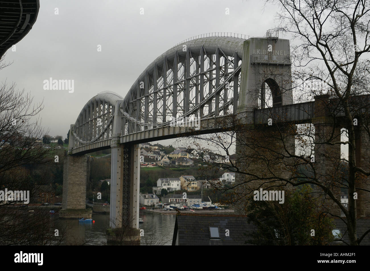 The Tamar rail bridge by Isambard Kingdom Brunel s Railway bridge ...