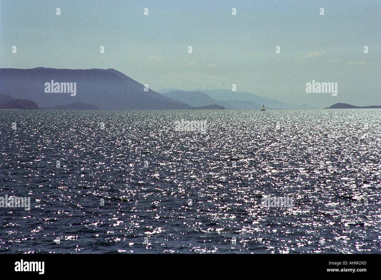 Pacific Ocean off Cairns towards the Great Barrier Reef Australia Stock ...