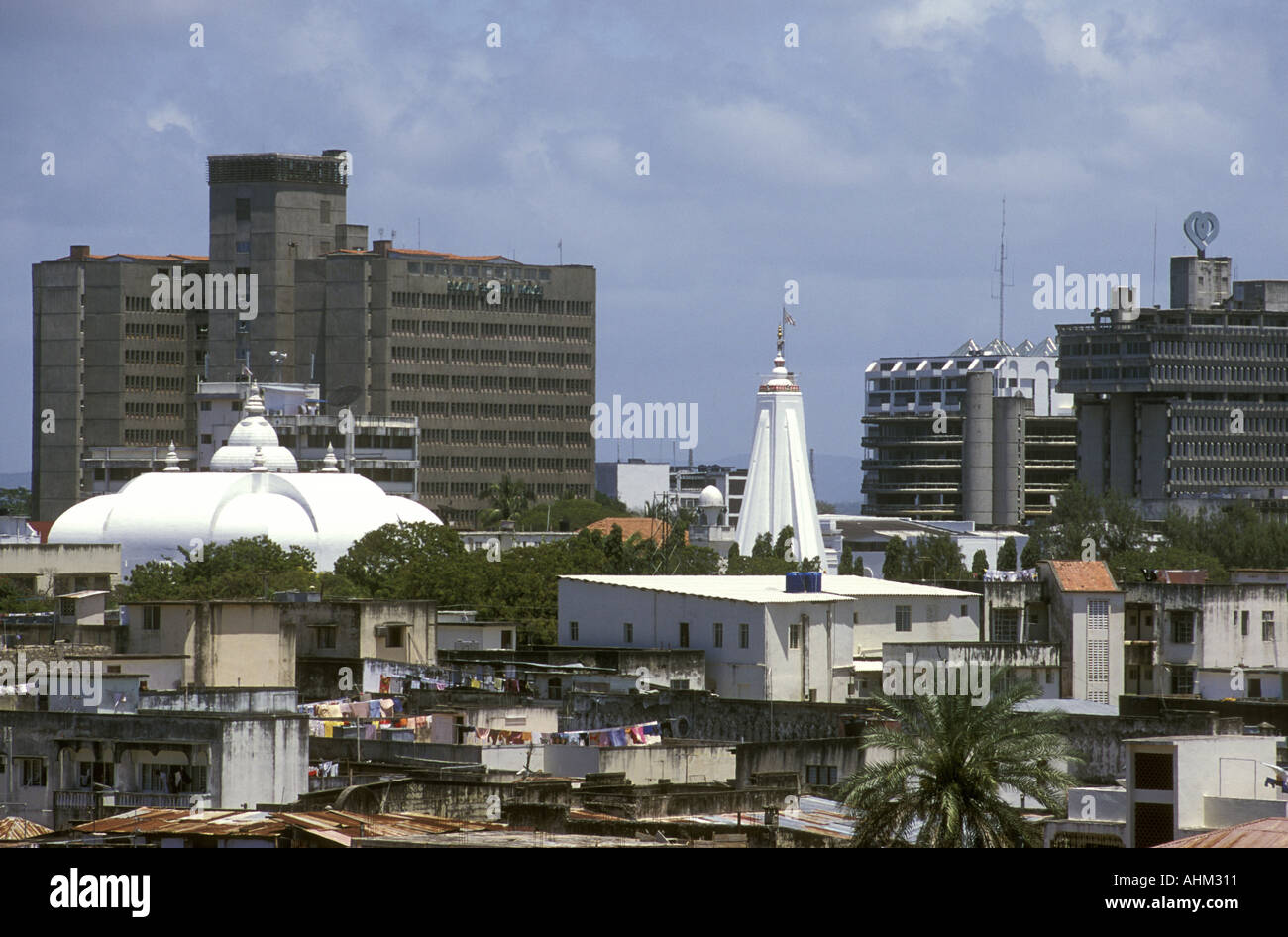 Modern tall high rise buildings Mombasa Kenya East Africa Stock Photo ...