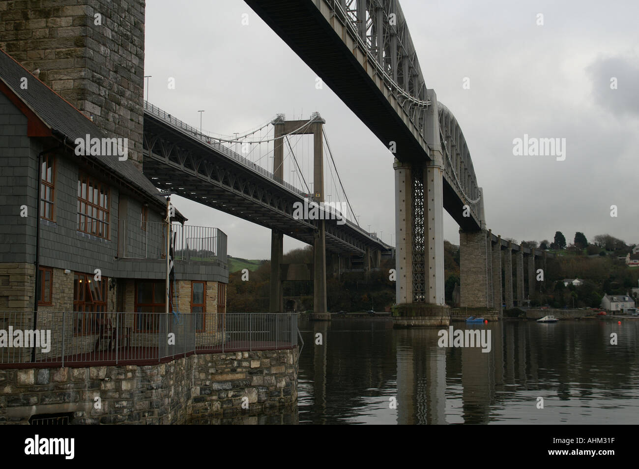 The Tamar rail bridge by Isambard Kingdom Brunel s Railway bridge ...