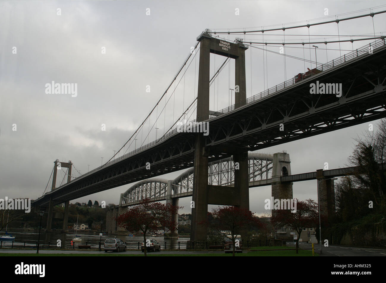 The Tamar rail bridge by Isambard Kingdom Brunel s Railway bridge ...
