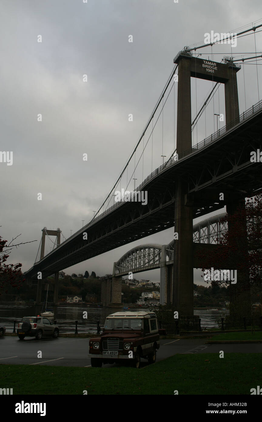 The Tamar rail bridge by Isambard Kingdom Brunel s Railway bridge ...