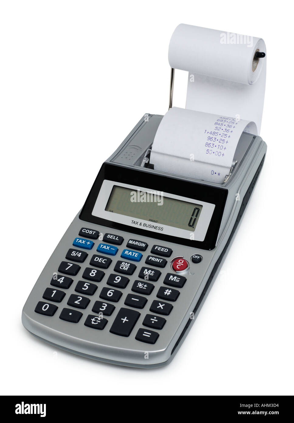Electronic printing calculator hi-res stock photography and images - Alamy