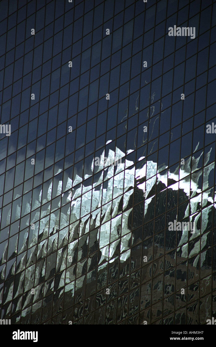 Reflection of the Sydney Opera House in a Glass Facade Sydney Australia ...
