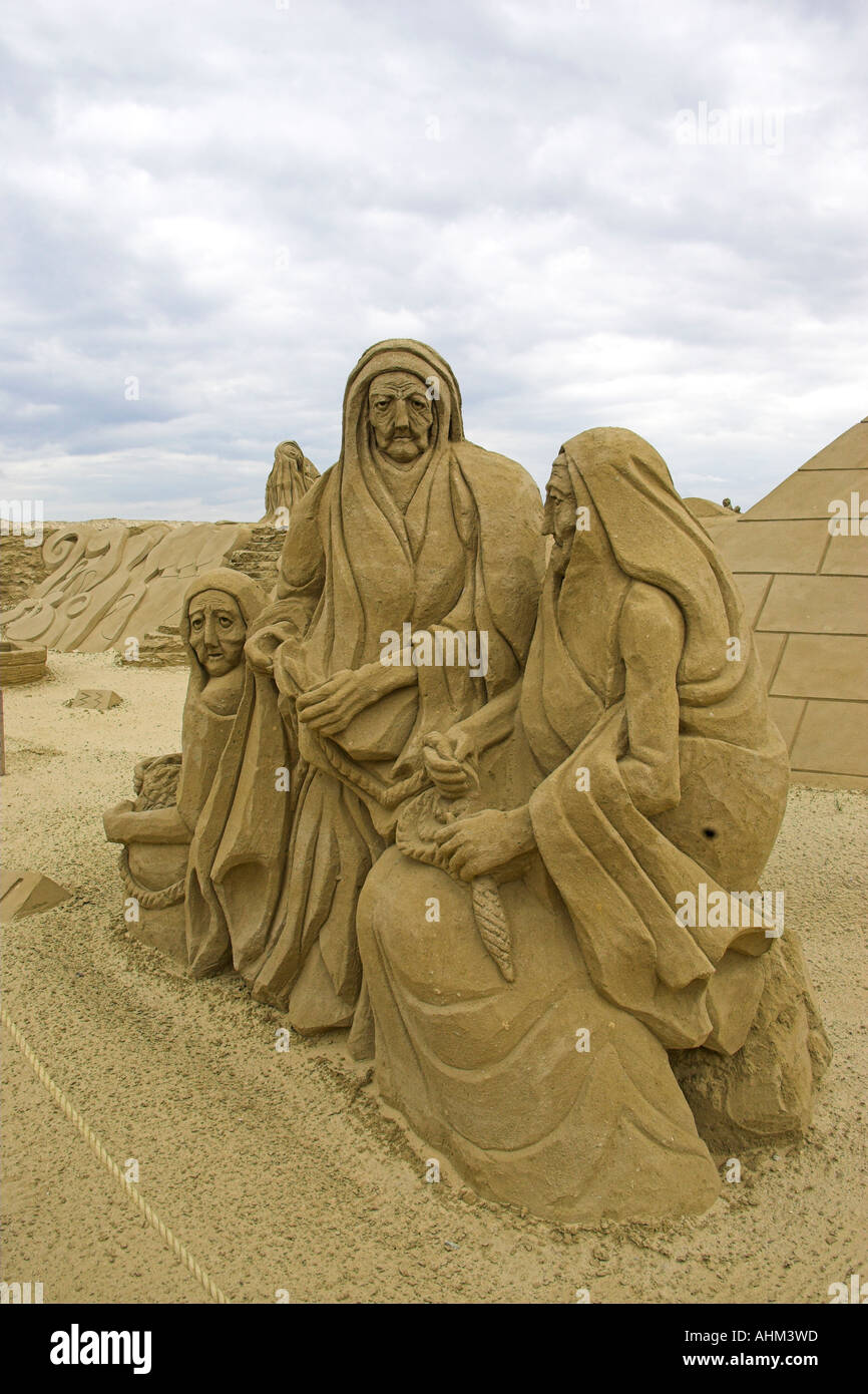 ancient Greece sand sculpture at great Yarmouth Stock Photo - Alamy