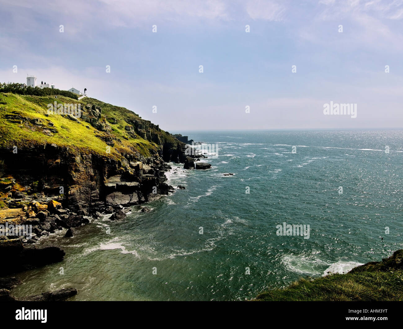 the lizard point the southernmost tip of land in england cornwall uk ...