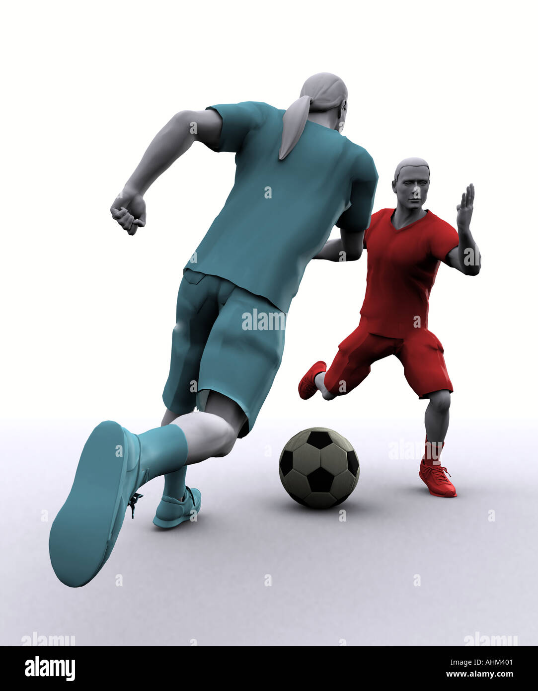 Soccer match tackle hi-res stock photography and images - Alamy