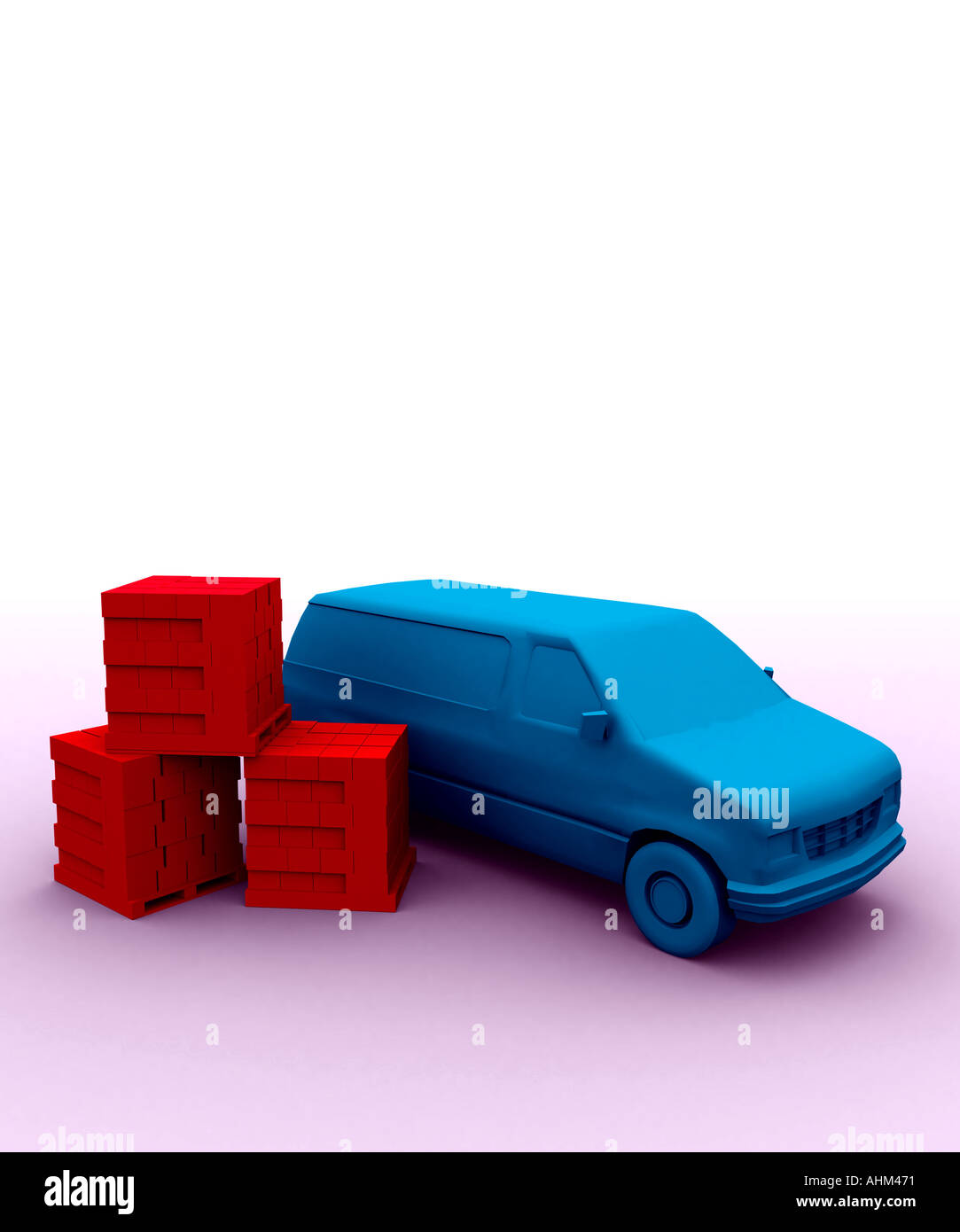 Lorry loaded pallets hi-res stock photography and images - Alamy