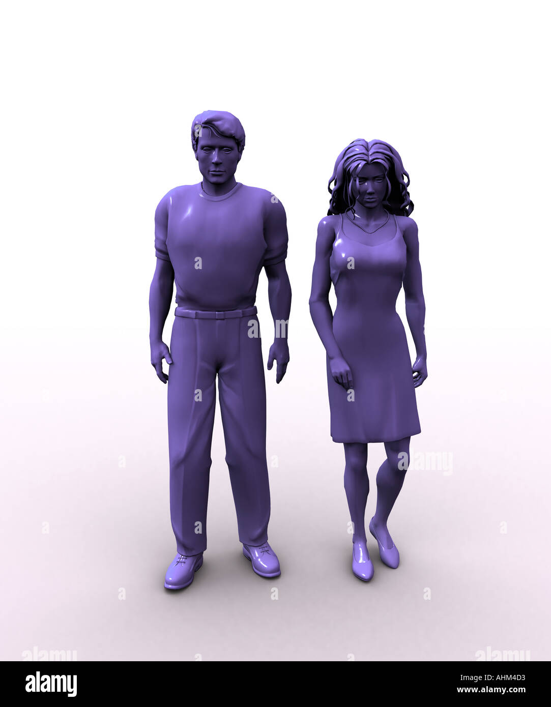 two people standing together Stock Photo - Alamy