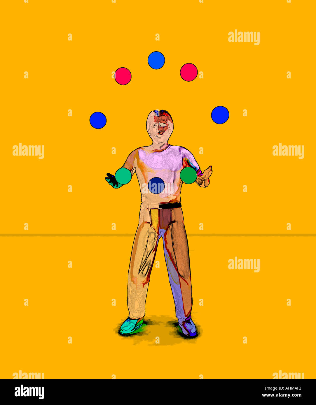 Juggling too many balls hi-res stock photography and images - Alamy