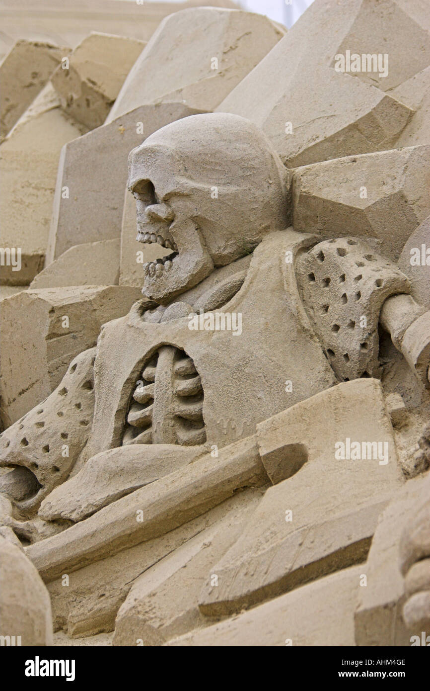ancient Greece sand sculpture at great Yarmouth Stock Photo - Alamy