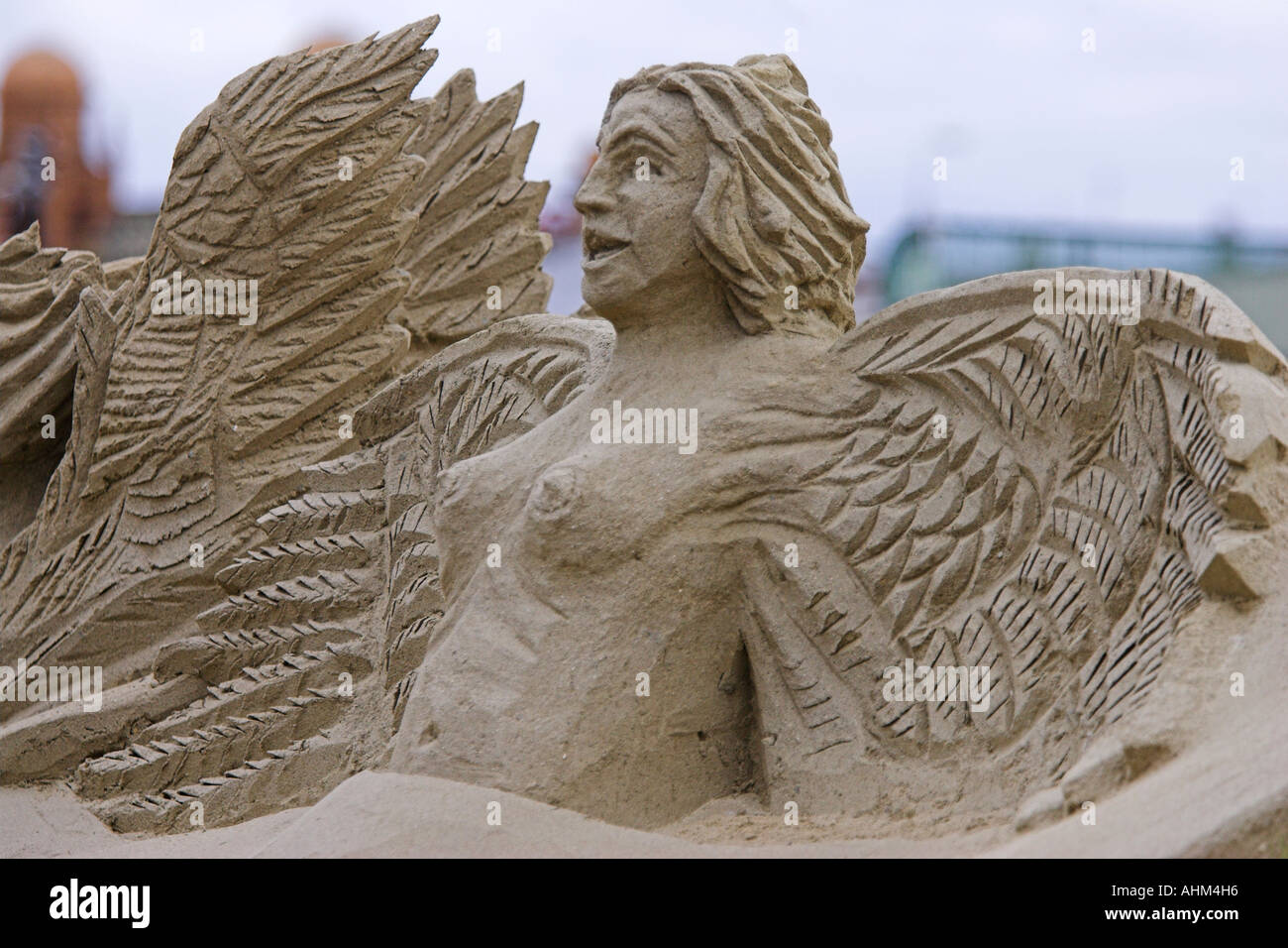 ancient Greece sand sculpture at great Yarmouth 2006 Stock Photo - Alamy